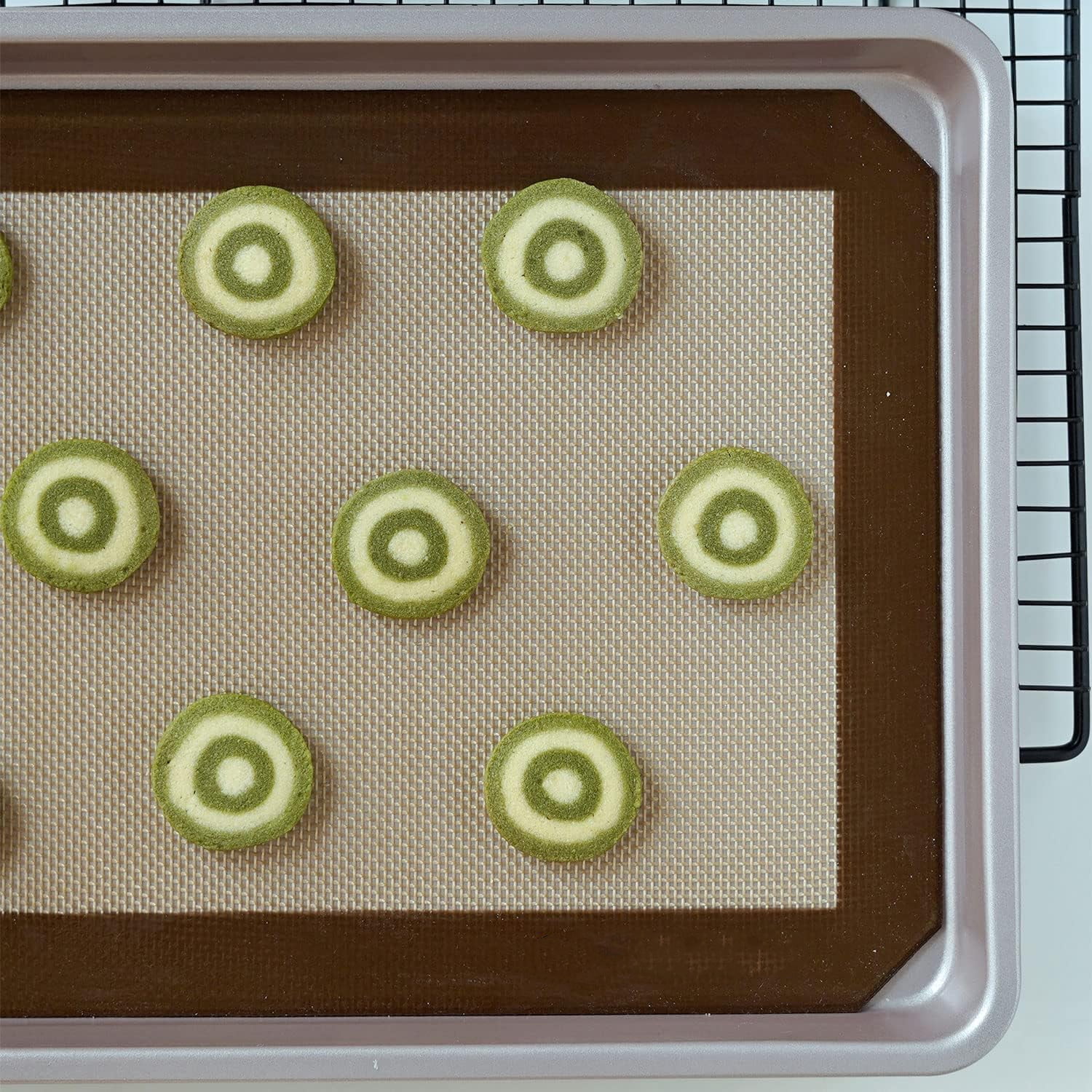 Silicone Baking Mat with Measurements, Non-stick Heat Resistant Rolling ...