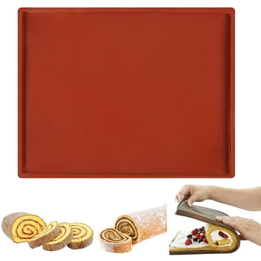 Leaveforme Silicone Non-Stick Bakeware, Red Pyramid Pan Baking Mat ...
