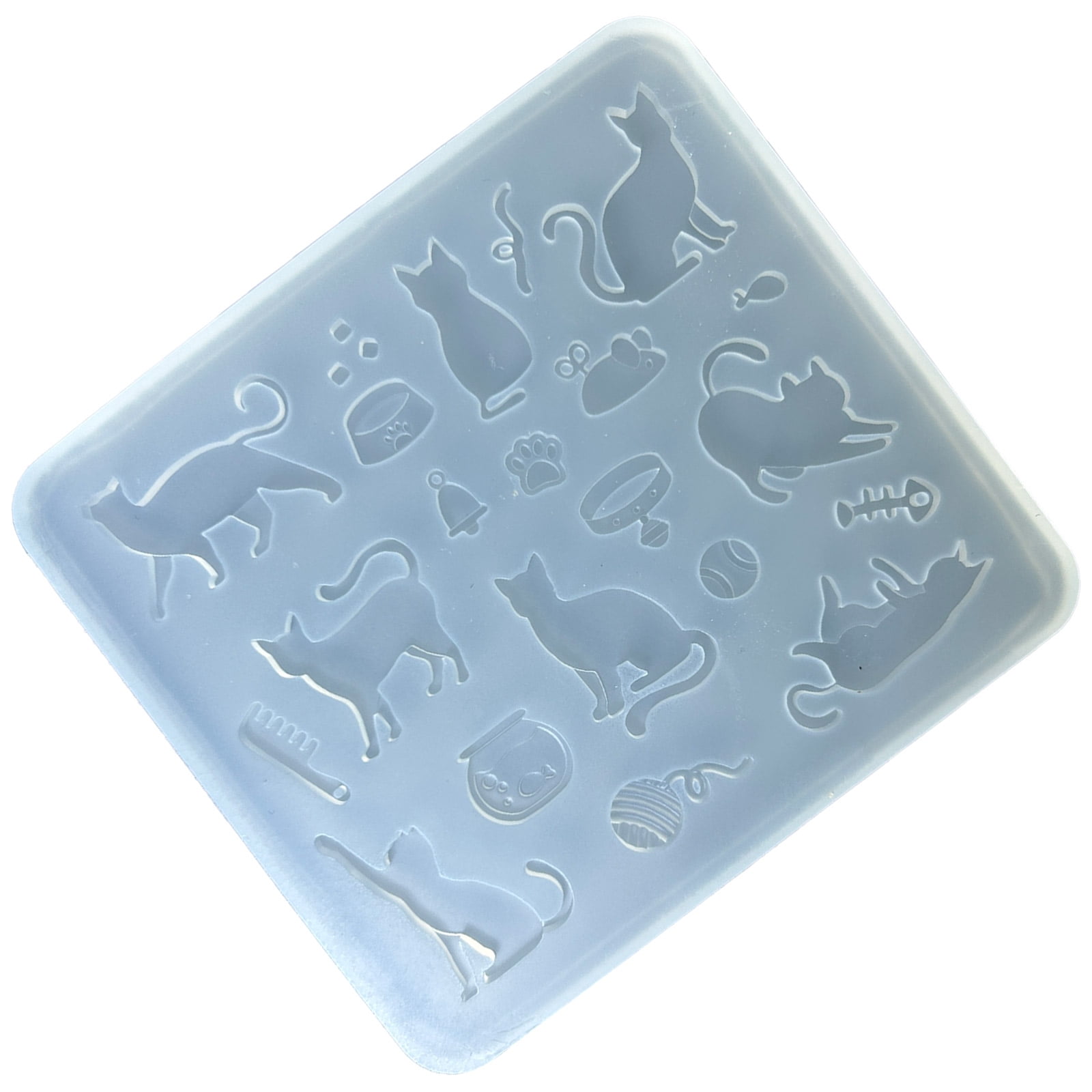 Silicone Baking Molds Kitchen Tool Cats Shape Silicone Candy Molds ...