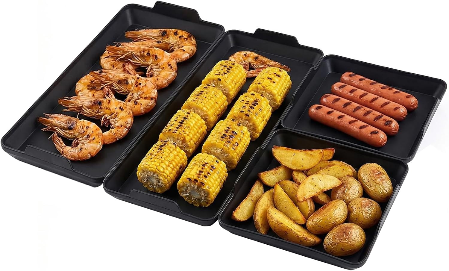 Silicone Baking Sheet Pan Dividers, 4 Pieces Nonstick Baking Sheets for ...