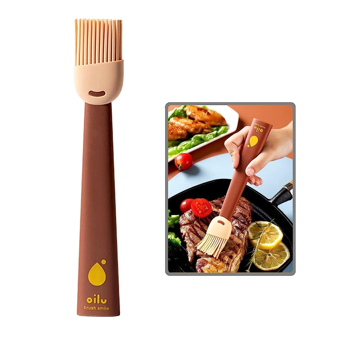 Silicone Basting Brush and Pastry Brush for Baking, Use as BBQ Grill ...