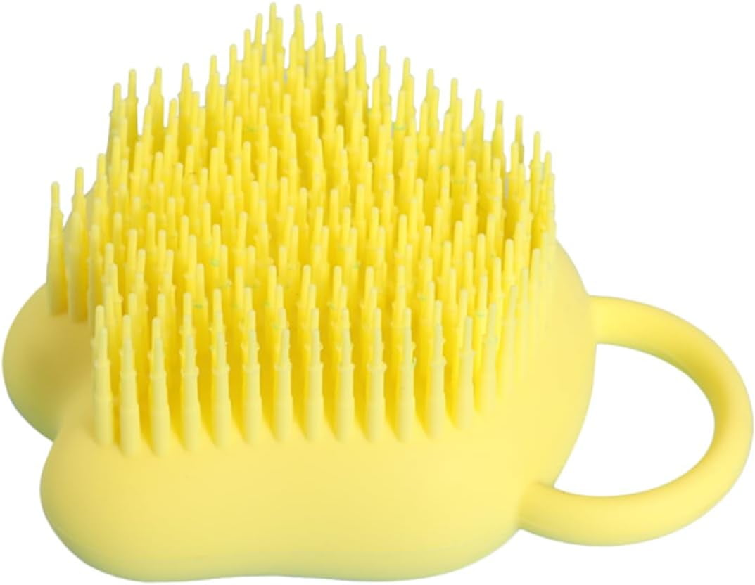Silicone Bath Sponge Adorable Infant Bath Brush Baby Bathing Scrubber ...