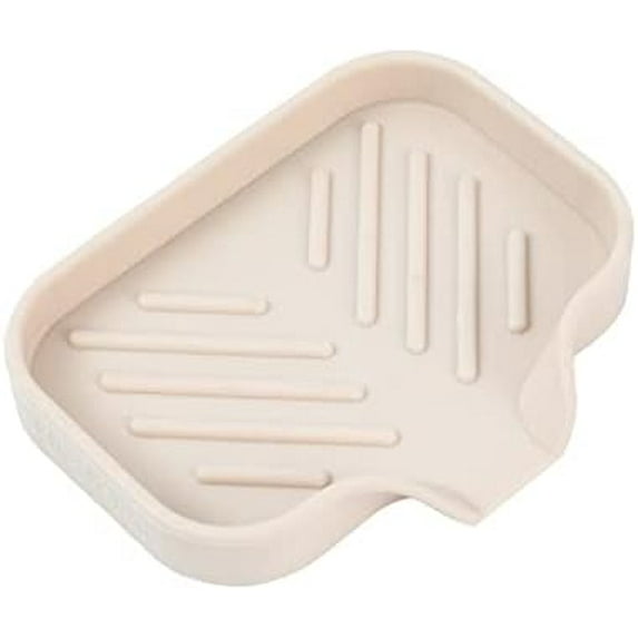 Silicone Bathroom Soap Dishes with Drain Spout-Bathroom and Kitchen ...