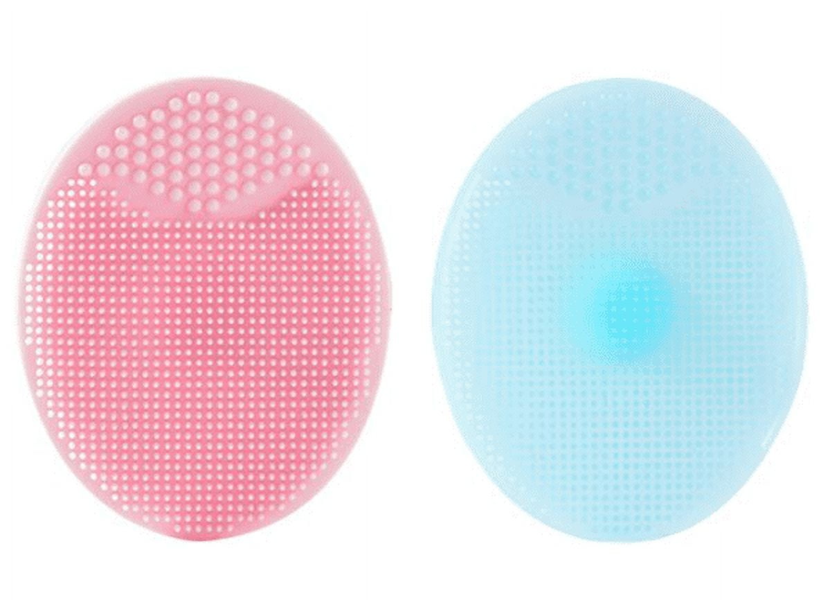 "Silicone Facial Scrubber Pads, Exfoliating Face Cleaning Tool, High ...