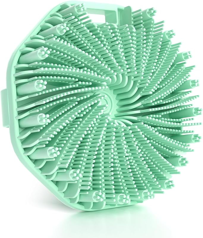 Silicone Body Scrubber 2 Counts, Exfoliating Body Wash Scrubbers ...