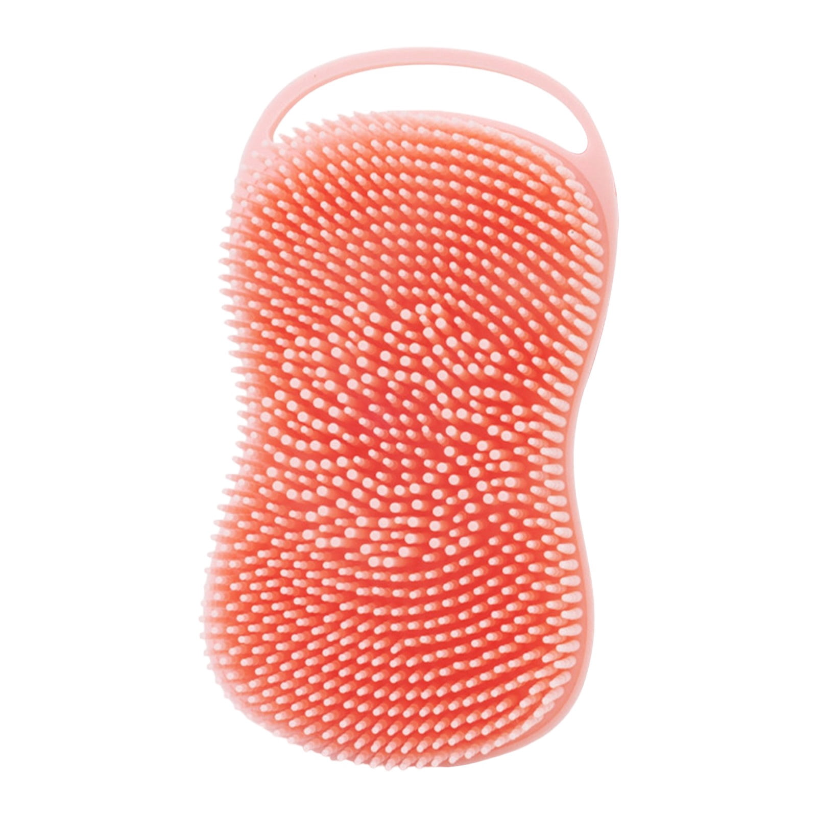 Silicone Body Scrubber with Double-Sided Bristles,5.35x2.95 Inches Deep ...
