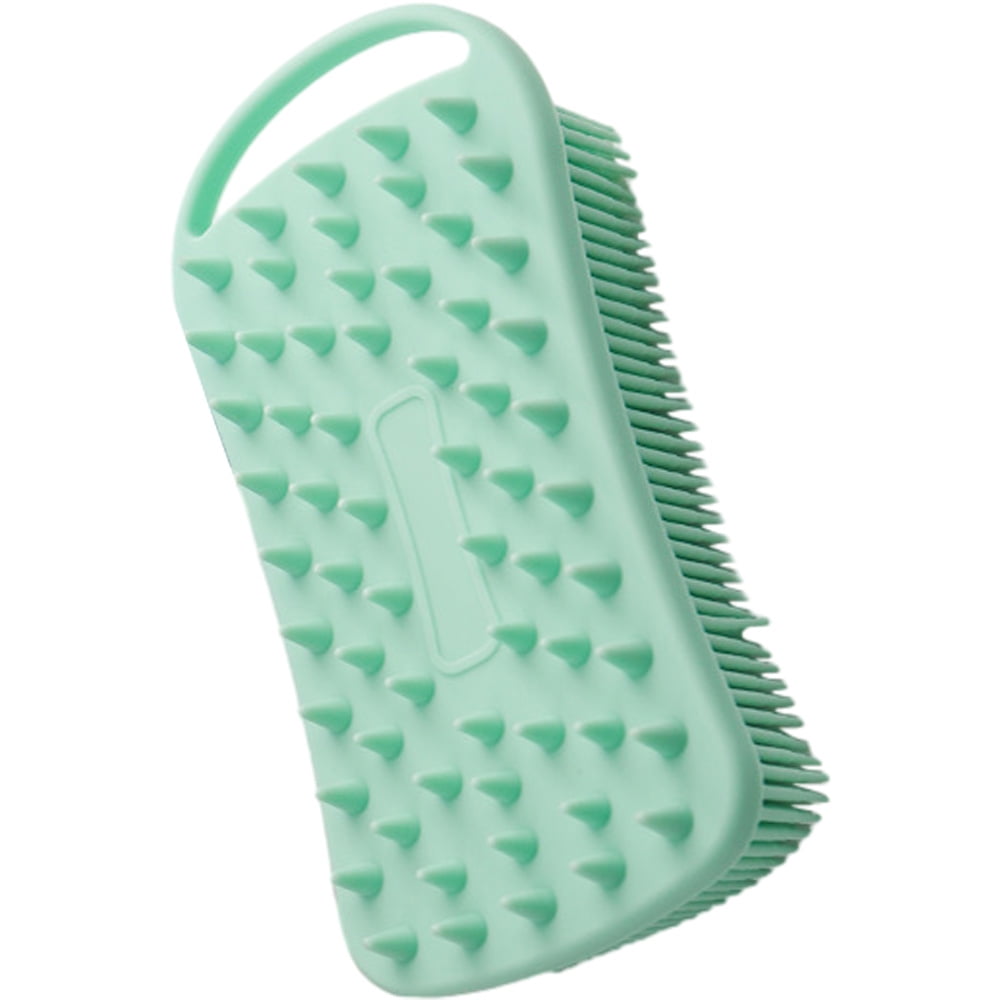 Silicone Body Scrubber Exfoliating Body Bath Brush Shower Brush Double ...