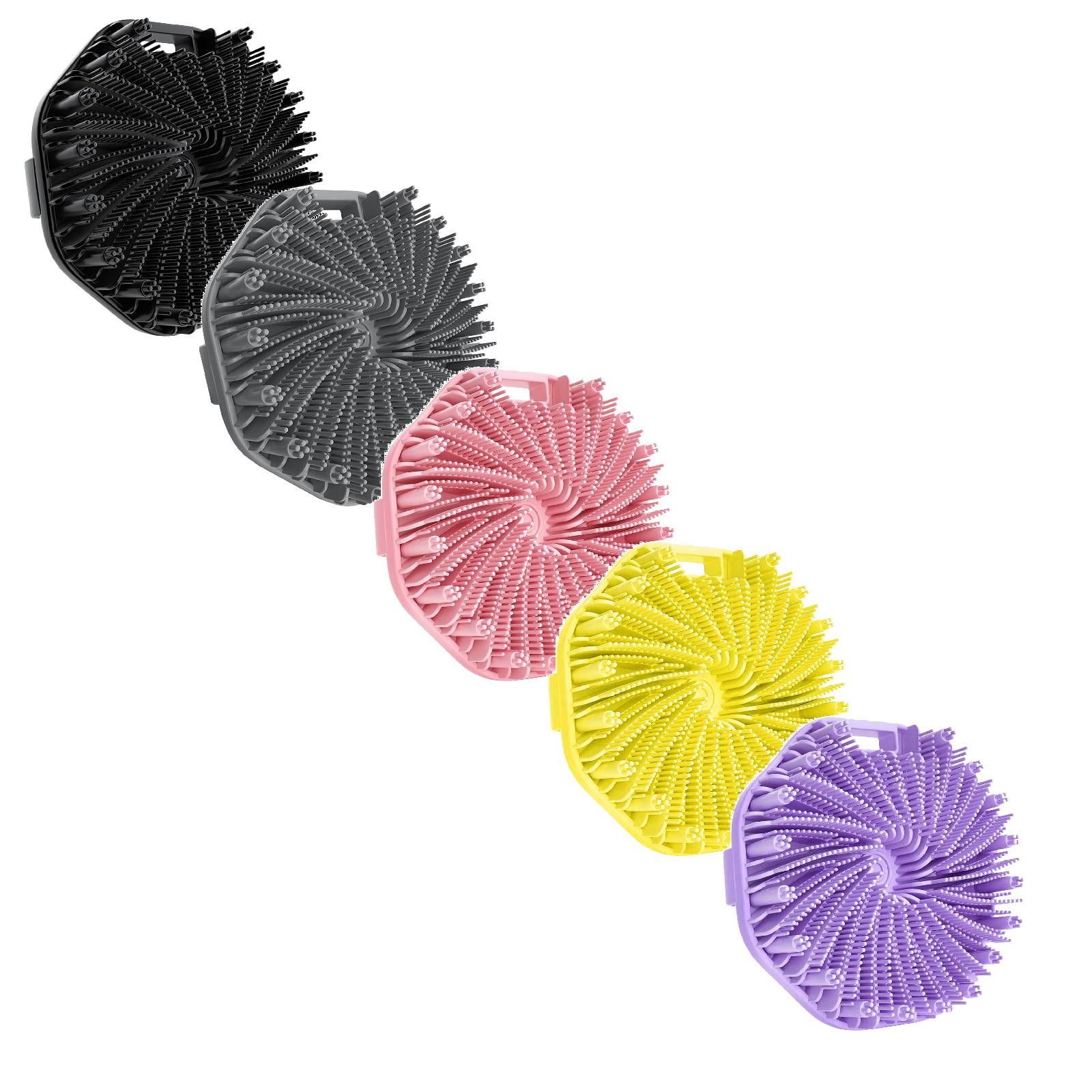 Silicone Body Scrubber, Portable Exfoliating Shower Scrubber, Body Wash ...