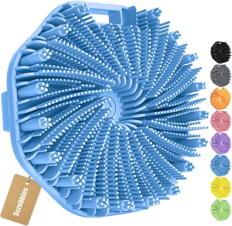 Silicone Body Scrubber, Scrubbies The Sud Bud, Gentle Exfoliating Body ...