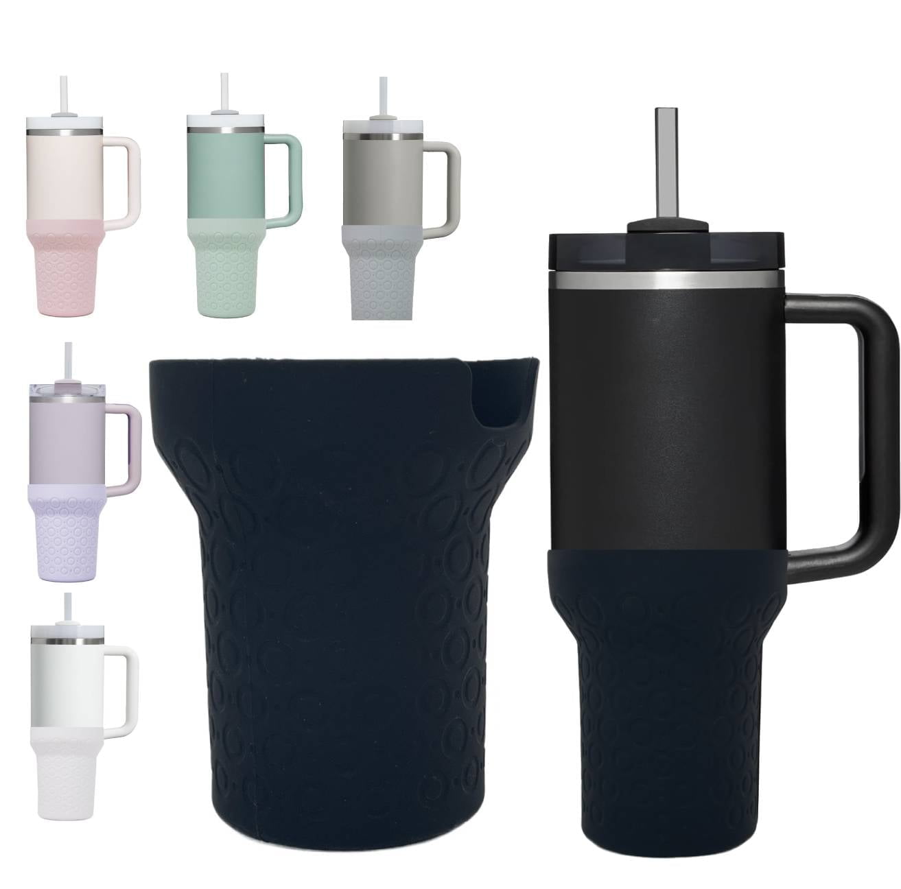 Silicone Boot for Stanley Tumbler 40 oz Cup & HydroFlask Travel ...