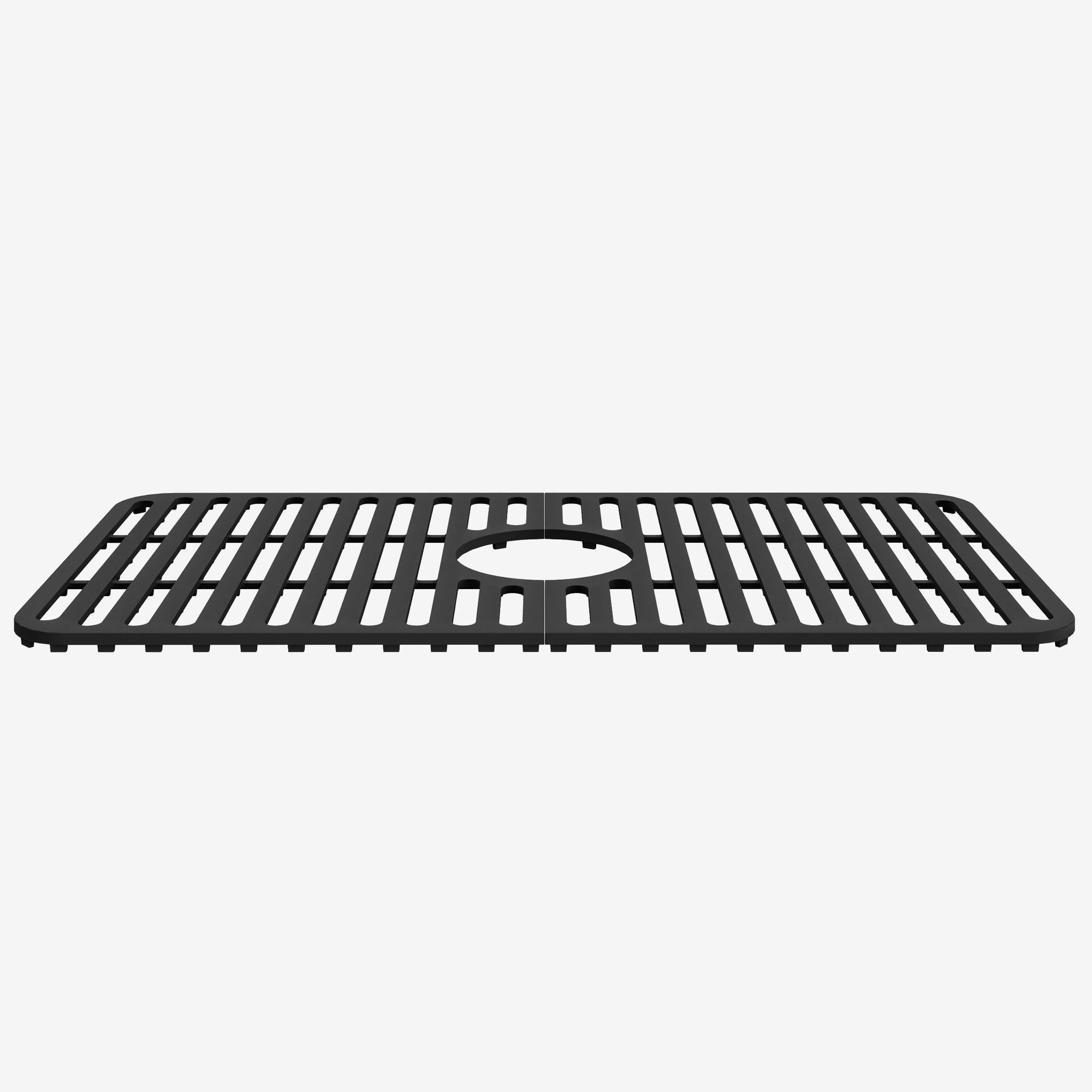 Silicone Bottom Sink Grid for Single Bowl Kitchen Sink in Matte Black ...