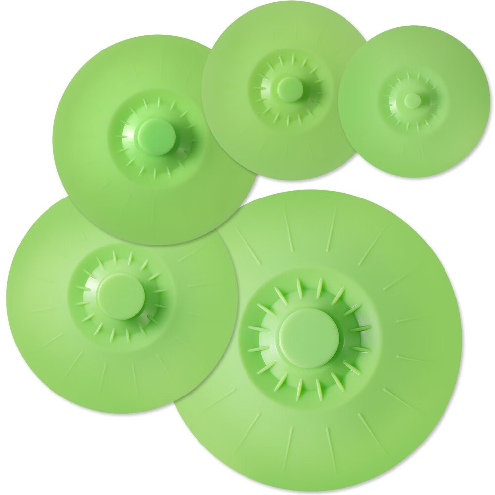 Silicone Bowl Lids,Set of 5 Silicone Food Lids for Cups,Bowls,Plates ...