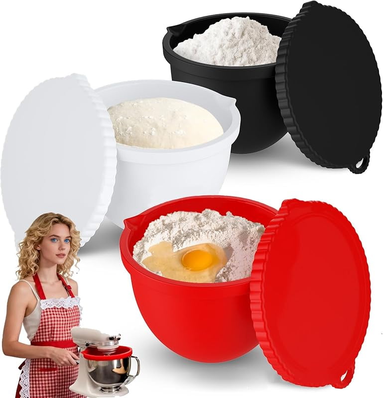 Silicone Bowl Liners for Kitchen Aid Mixer 5 Qt, Mixing Bowl Insert ...