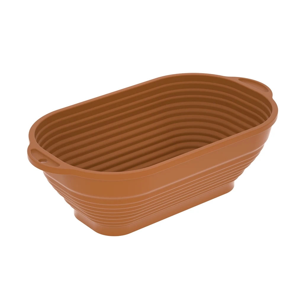 Silicone Bread Basket Baking Dessert Oval Dough Bread Proofing Baskets ...