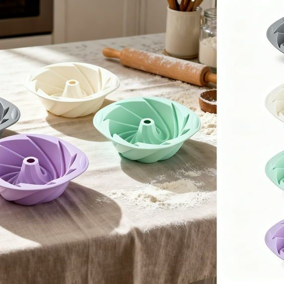 Silicone Bread & Chiffon Cake Molds | Nonstick Food-Grade Bakeware ...