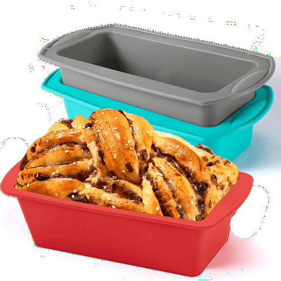 Silicone Bread Pans Bread Loaf Pans for Homemade Bread Meatloaf ...