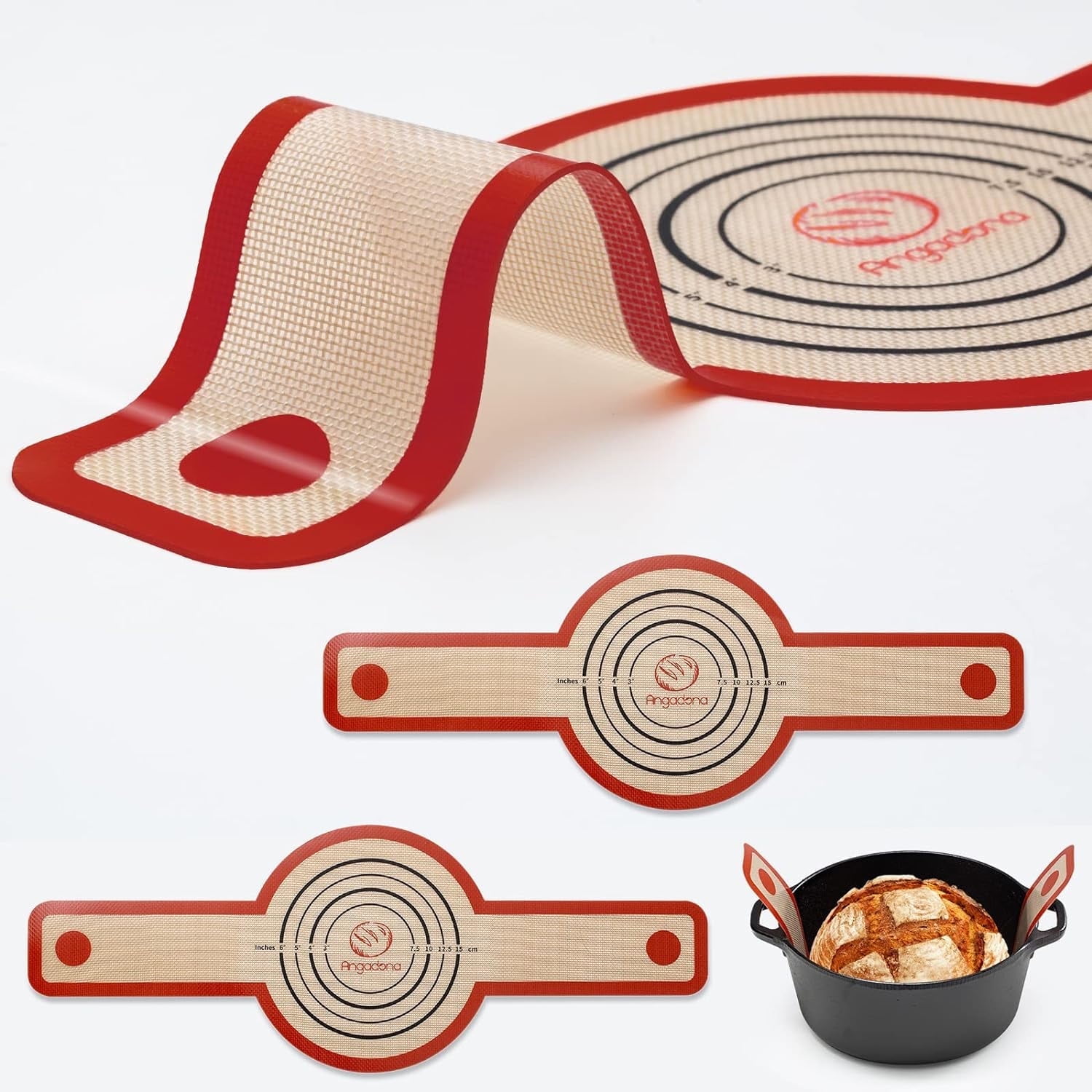Silicone Bread Sling Dutch Oven - Non-Stick & Easy Clean Reusable ...