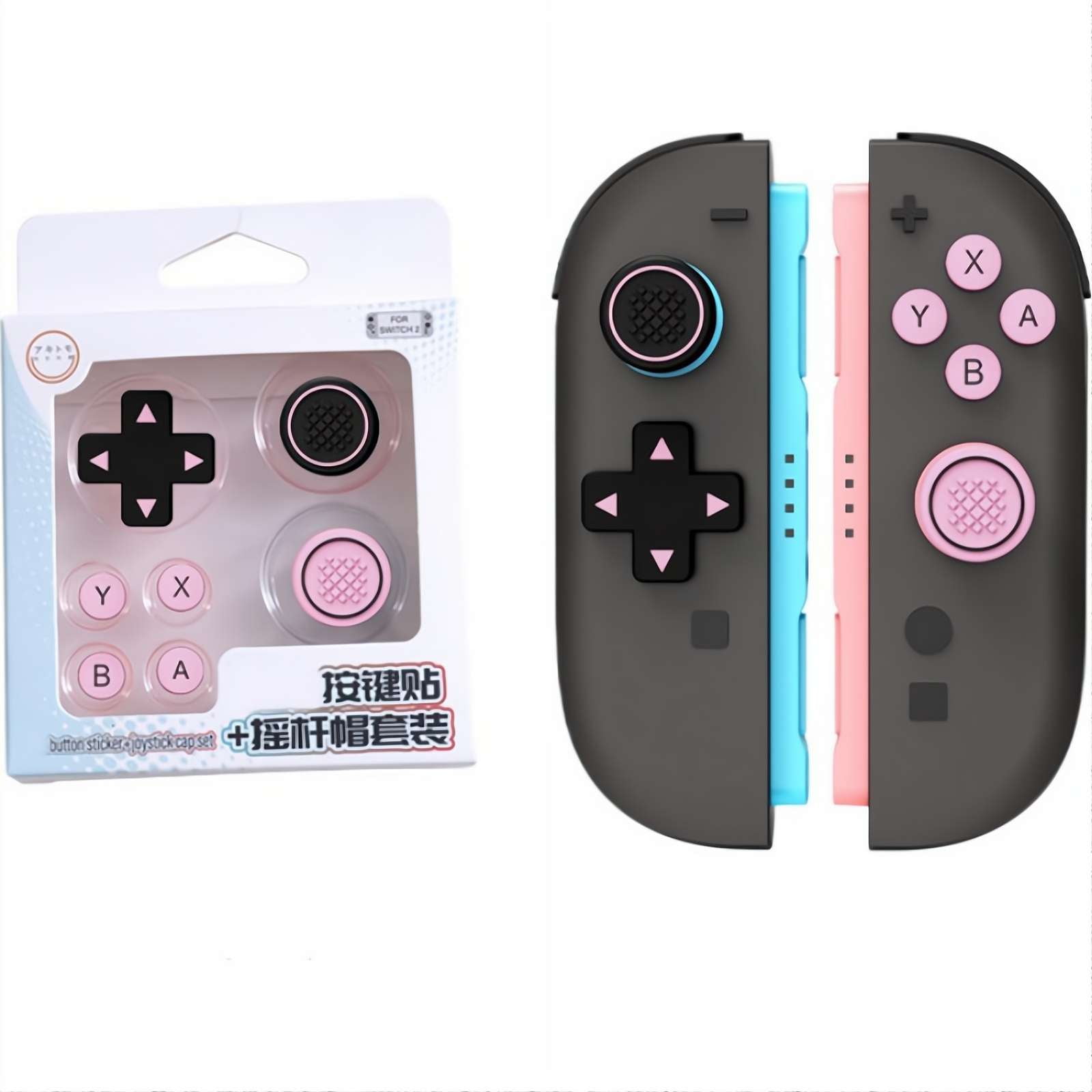 Silicone Button Caps for Nintendo Switch 2, Joystick Cap Colored Button ...