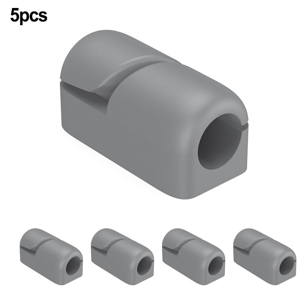 Silicone Cable Organiser Clips 5PCS Self Adhesive Cable Management ...