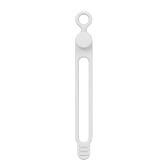 Silicone Cable Ties, Reusable Cable Organizer with Snap Button Fastener ...