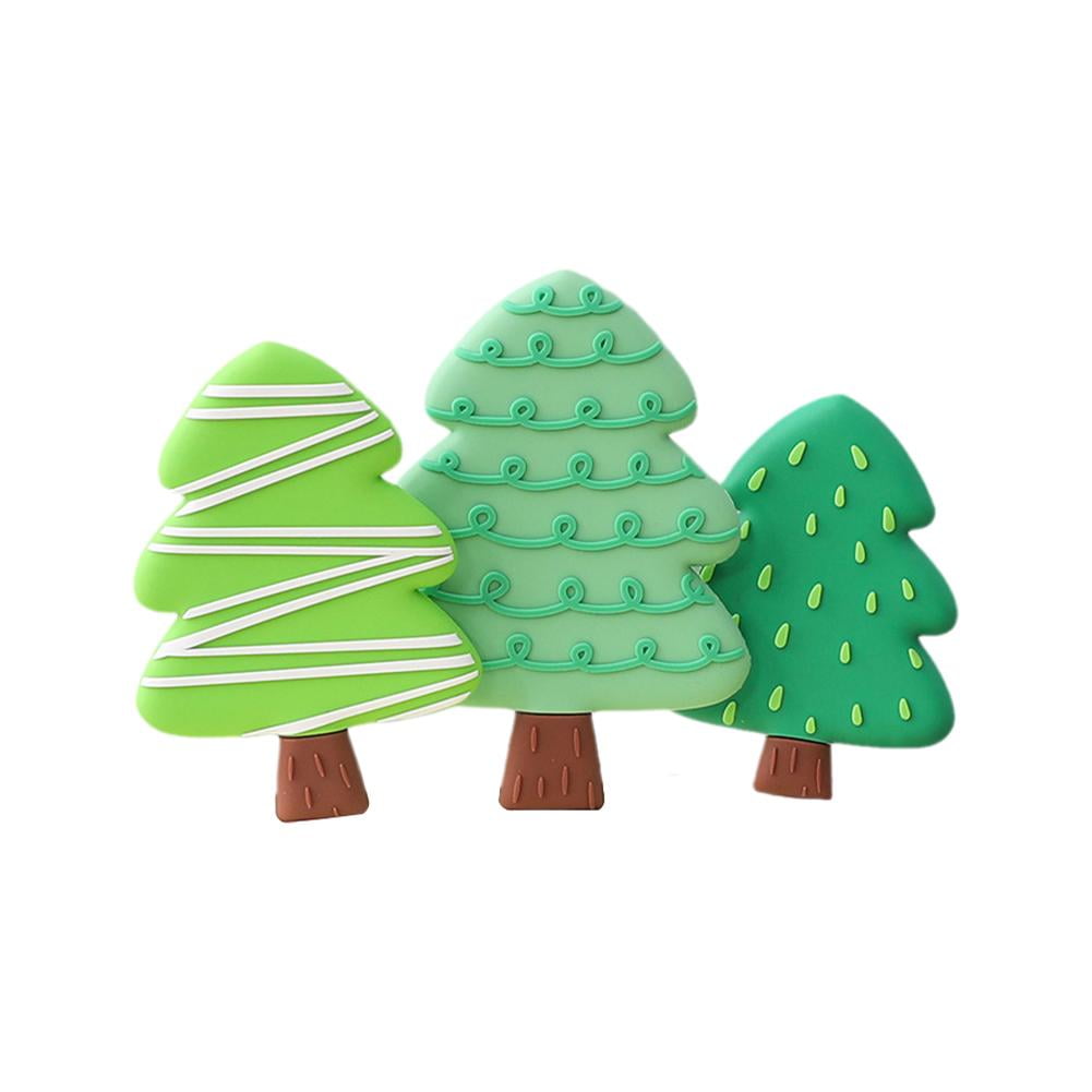 Silicone Cake Decorations for Party - Assorted Animals & Trees Toppers ...