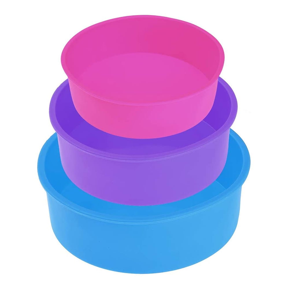Silicone Cake Mold Baking Bakeware Pan Round Multiple Sizes ,Round ...