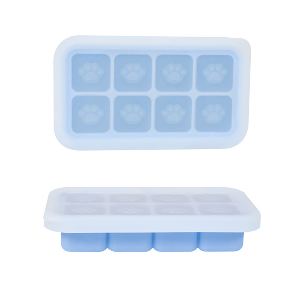 Silicone Cake Mould Rectangle 8 Cavity Cartoon Cat Paw Food Grade ...