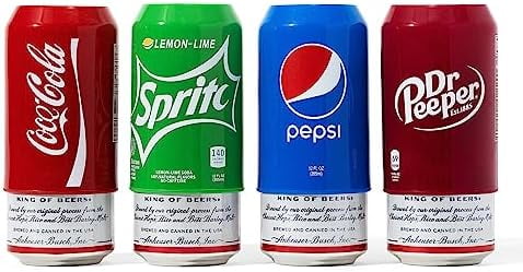 Silicone Can Covers (4 Pack), Hides Can as Soda, Sleeve Accessory for ...