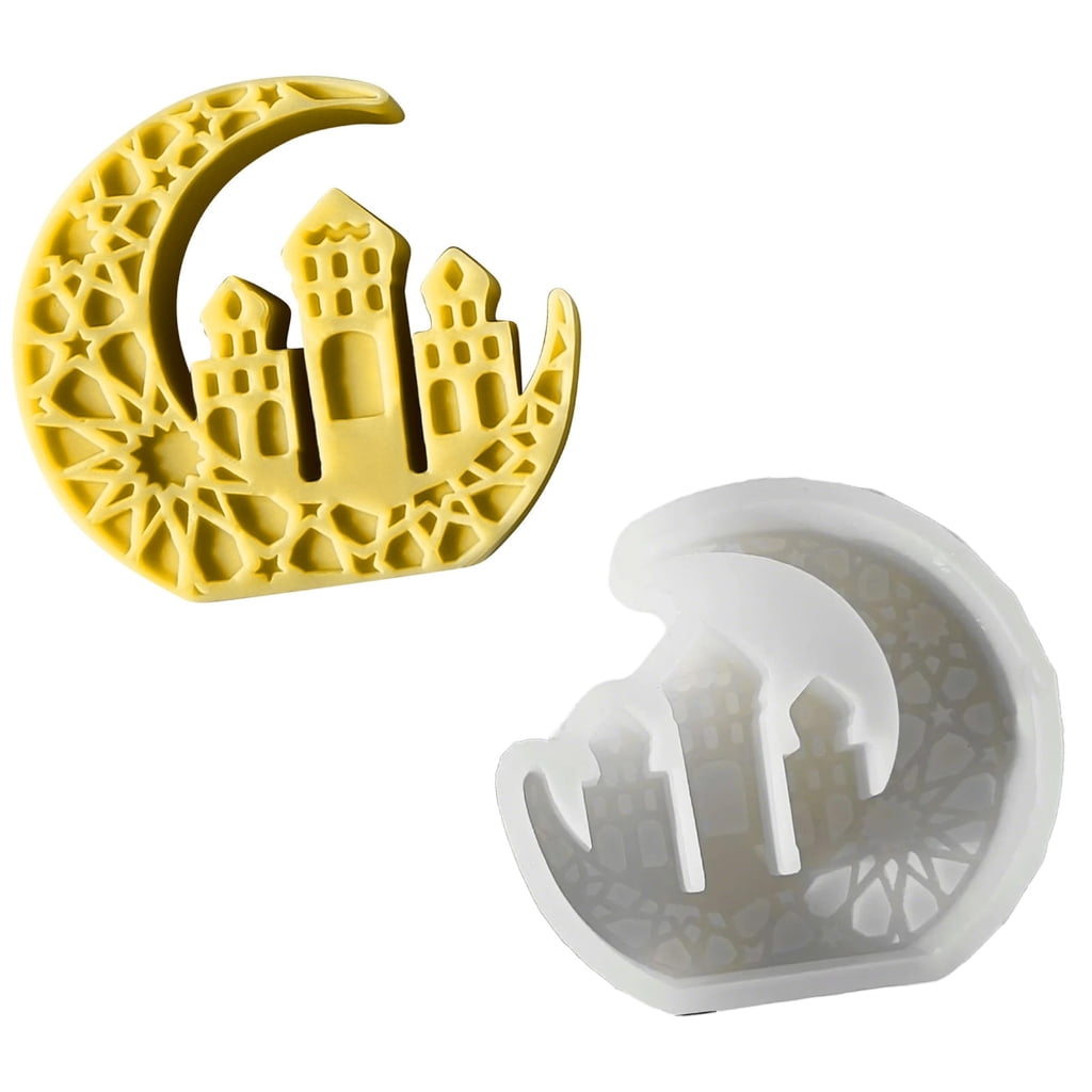 Silicone Candle Moulds Soap Making Molds Moon Shape Hand-Making ...