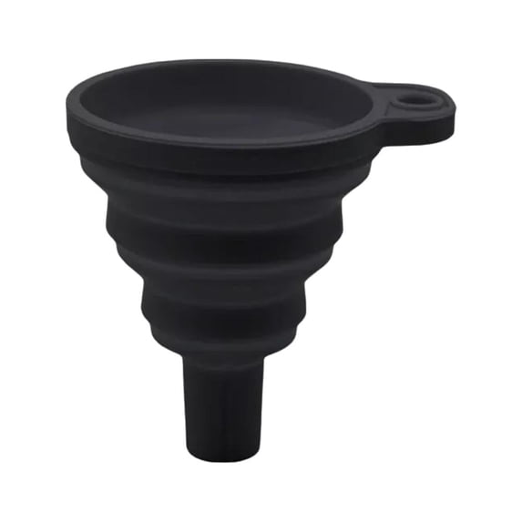 Silicone Car Funnel Collapsible Foldable Space Saving Engine Oil Filler ...