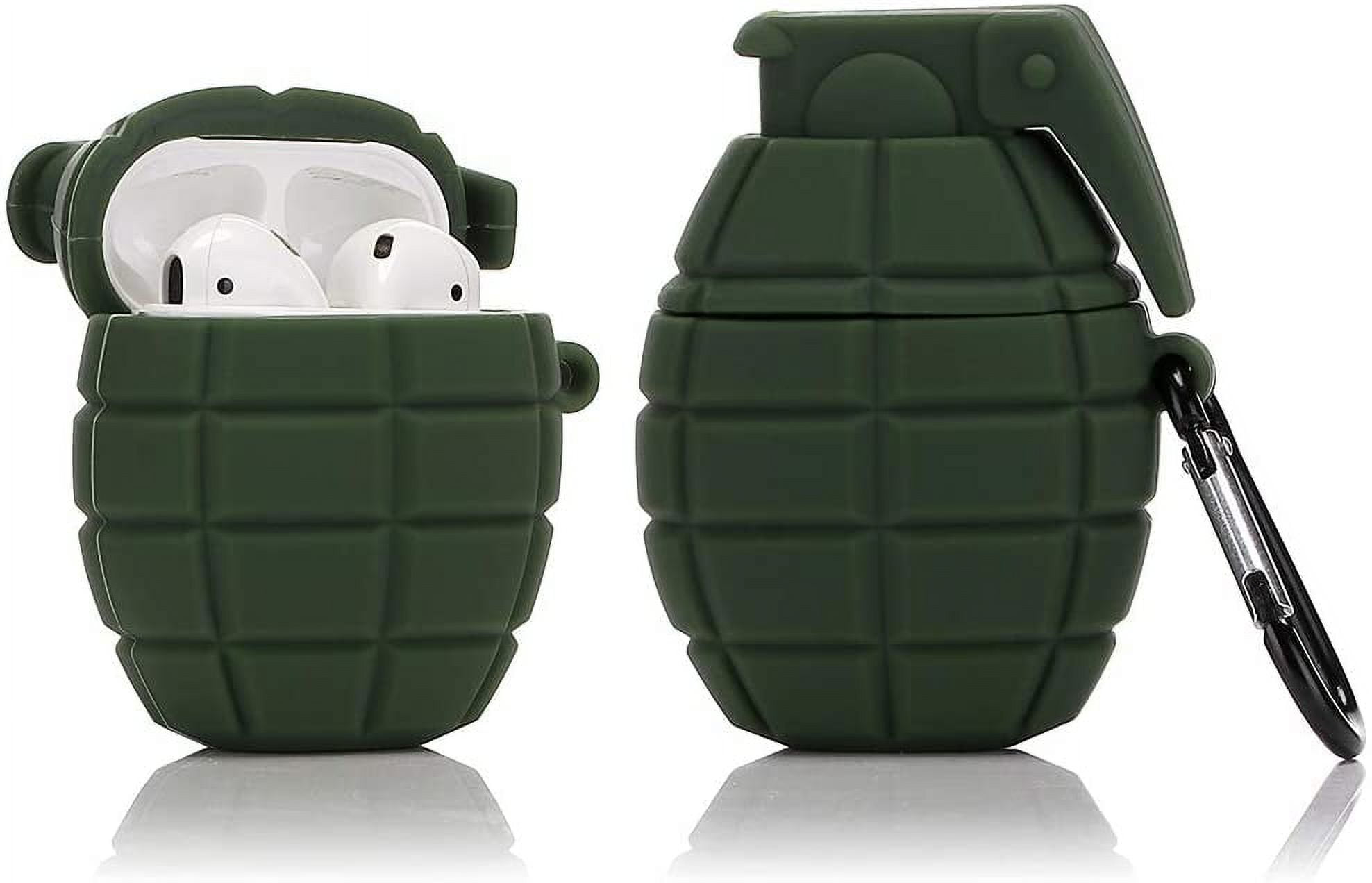 Silicone Case Compatible for Apple Airpods 1&2 Funny Cover[Cool Grenade ...