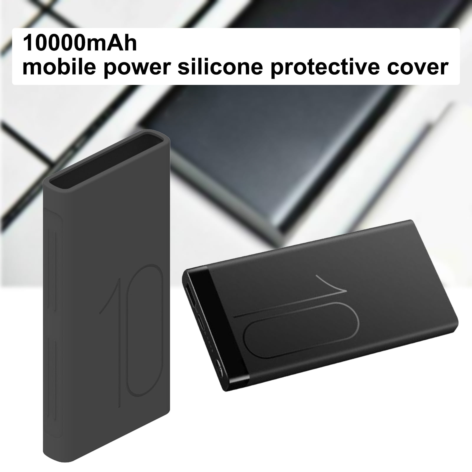 Silicone Case Dirt resistant Non toxic Material 10000mAh Power Bank ...