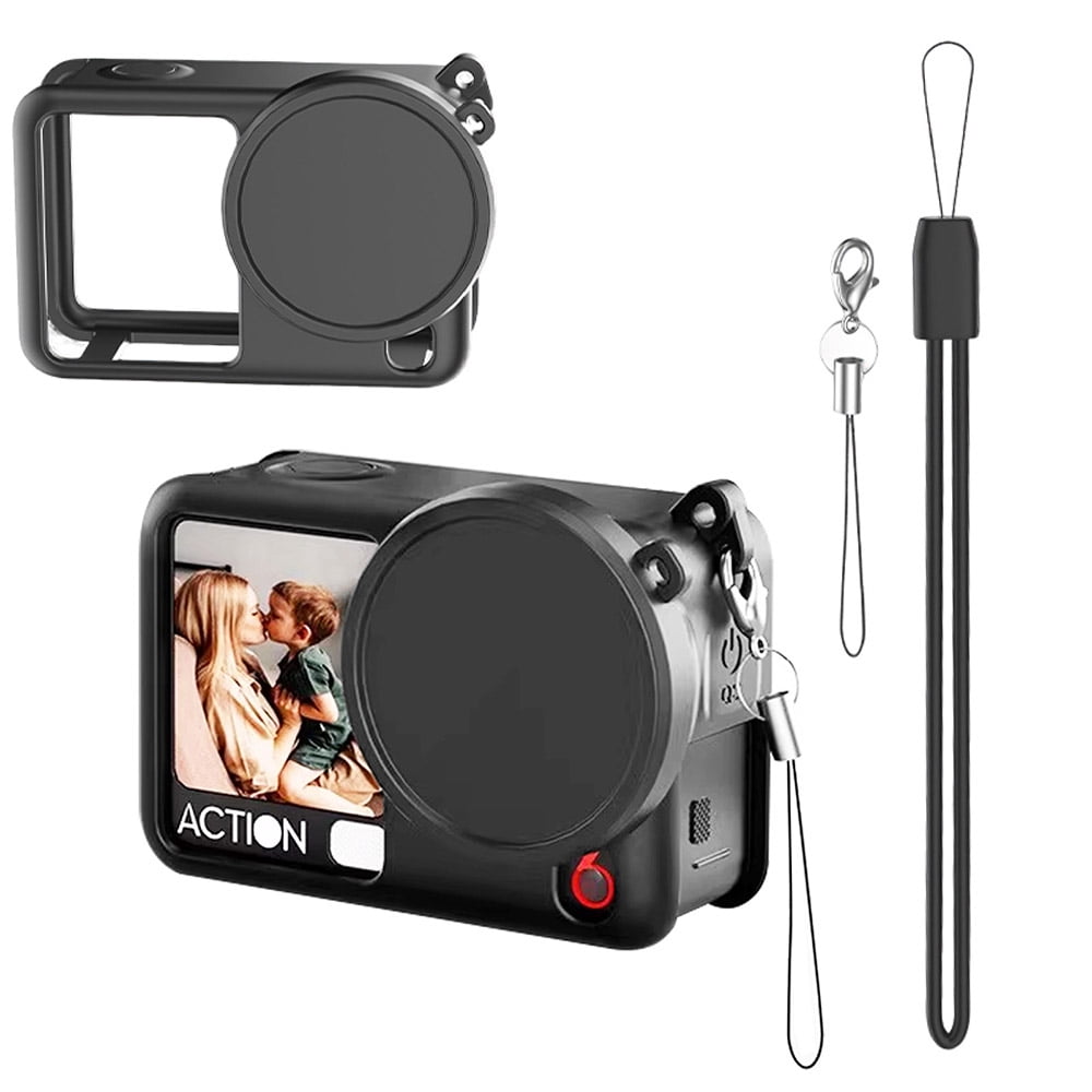 Silicone Case with Lens Cap for DJI OSMO Action 6, Full Protector ...