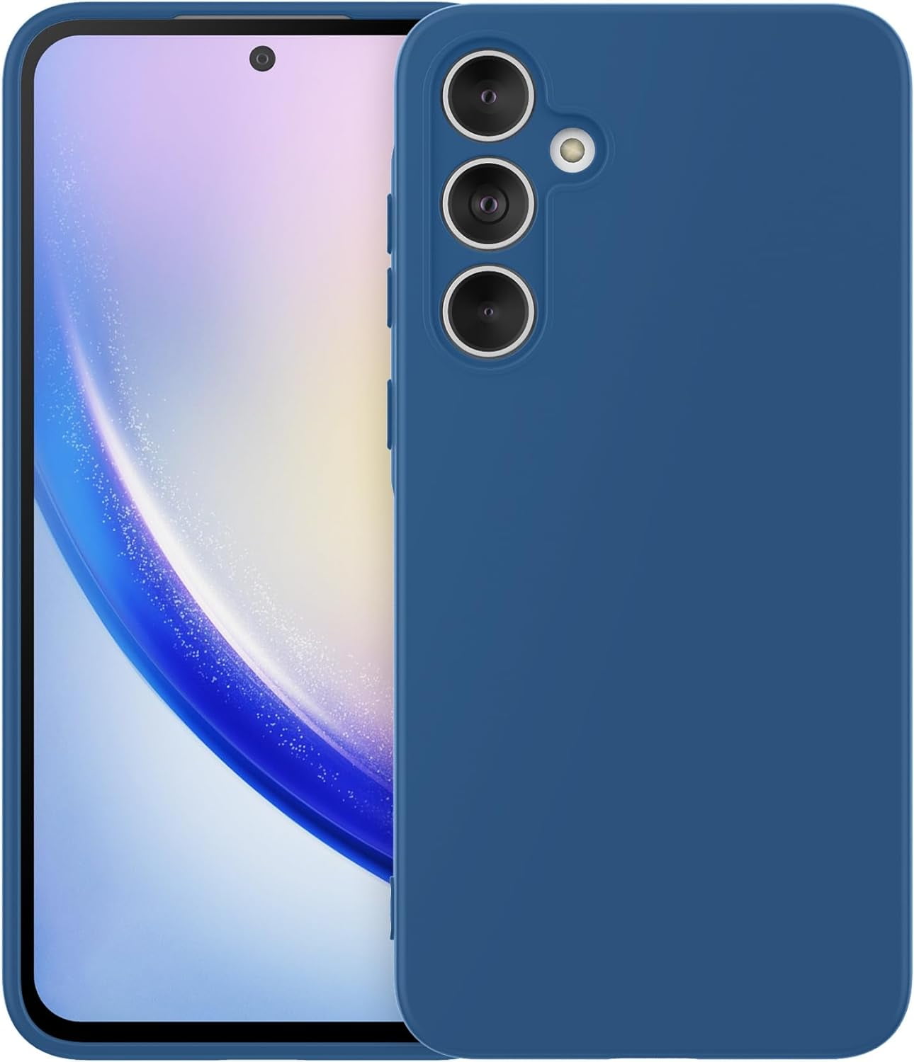 Silicone Case for Samsung Galaxy A35 5G, Liquid Gel Rubber Bumper Case ...