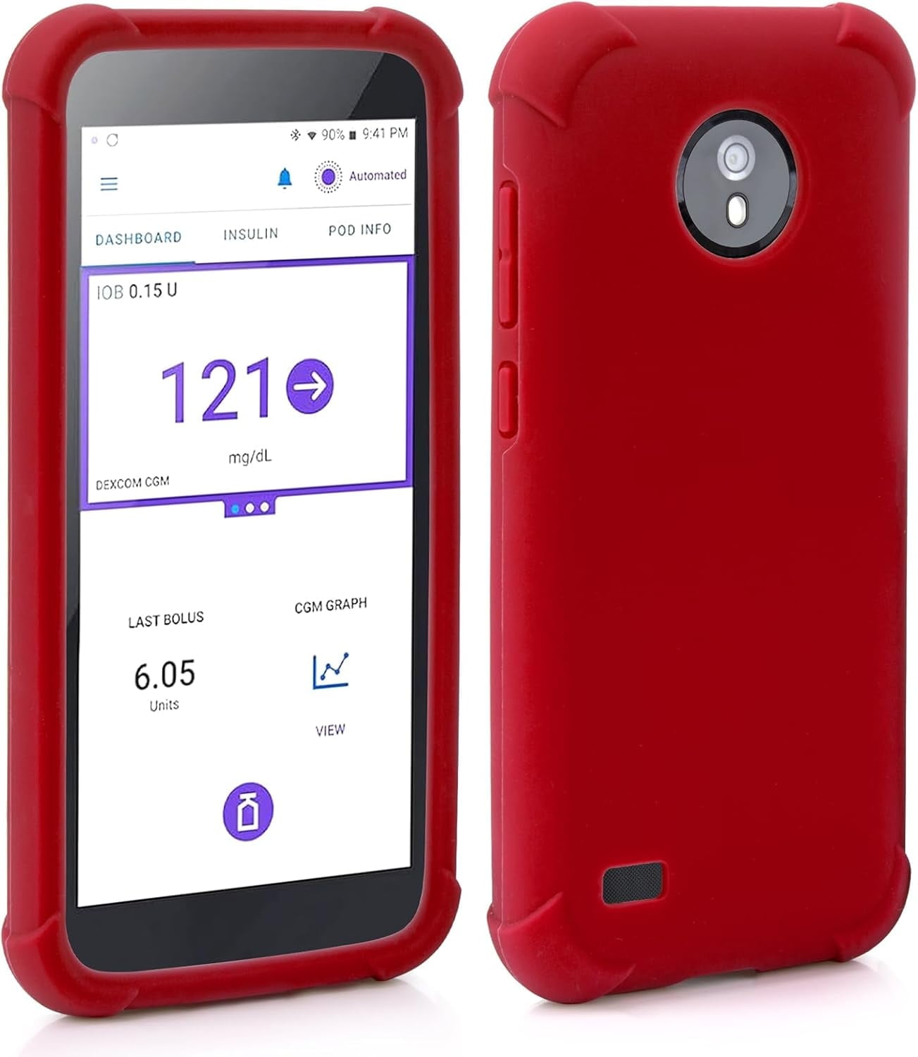 Silicone Case for Omnipod 5 - Soft Omnipod Cover, Gel Skin Case ...