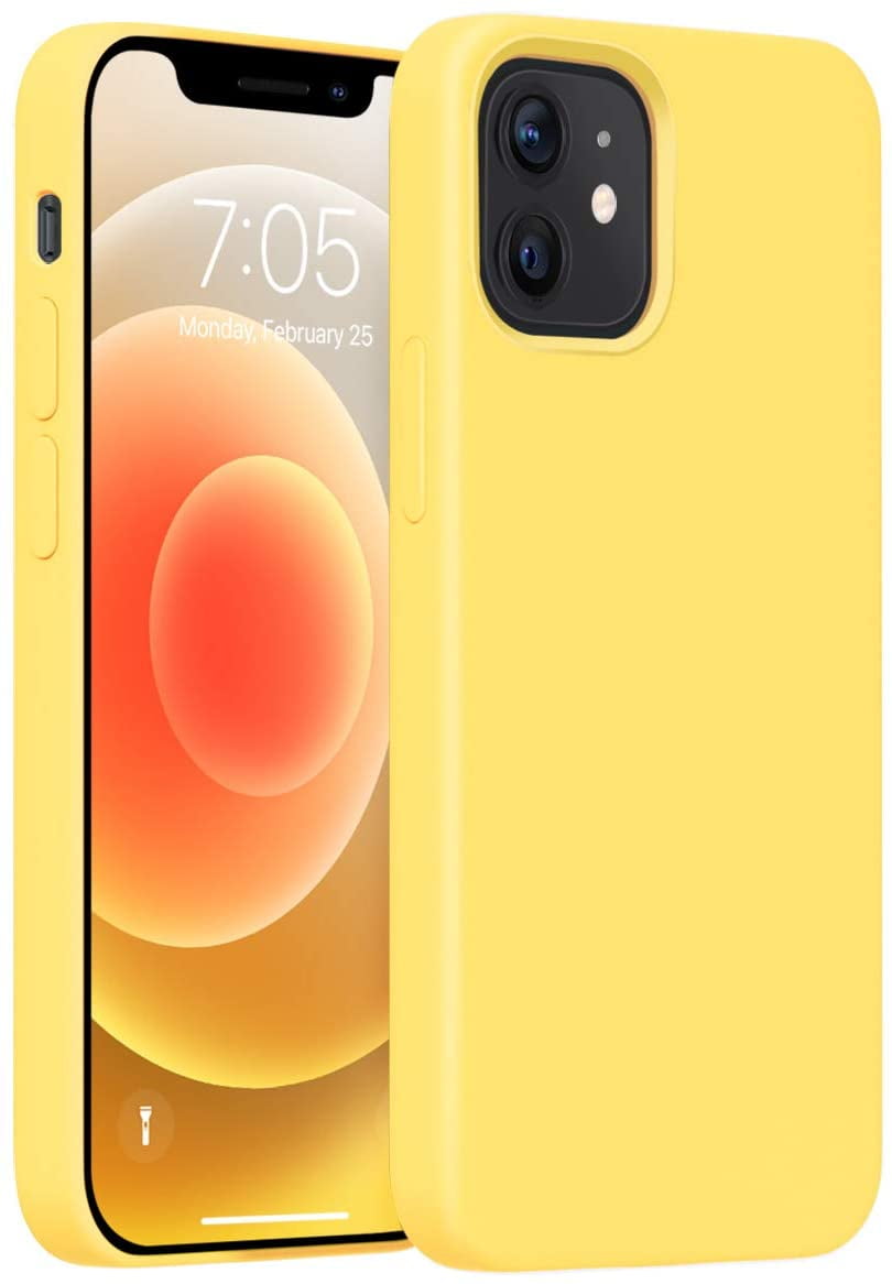 Entronix Silicone Case for iPhone 12 Mini, Shock-Absorbent, Raised Edge ...