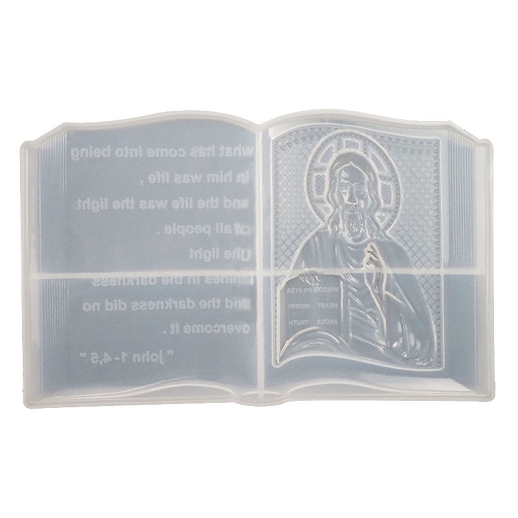 Silicone Casting Molds for Relief Book Mold Silicone Made Transparent ...