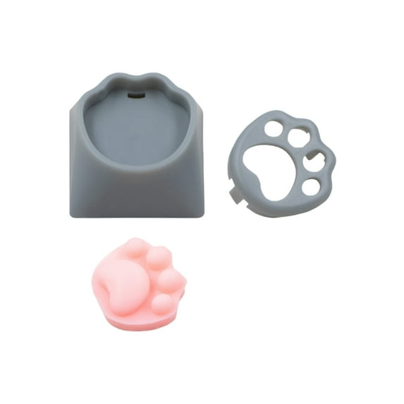 Silicone Cat Claw Keycaps For Mechanical Keyboards Soft 3D Design Keys ...