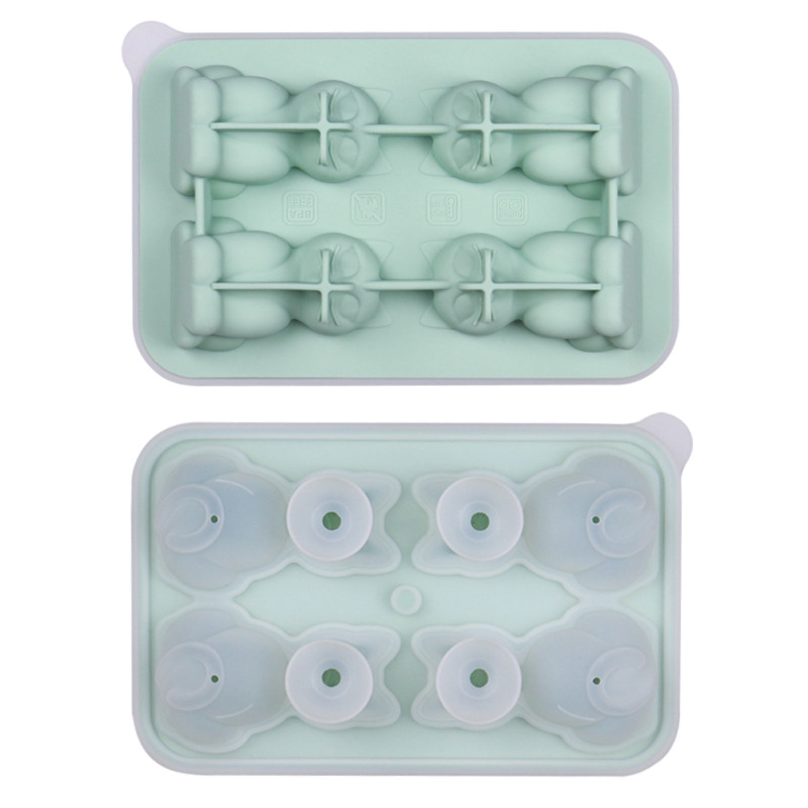Silicone Cat Ice Tray - Large, Fun Shapes, for Ice Cubes - Walmart.com