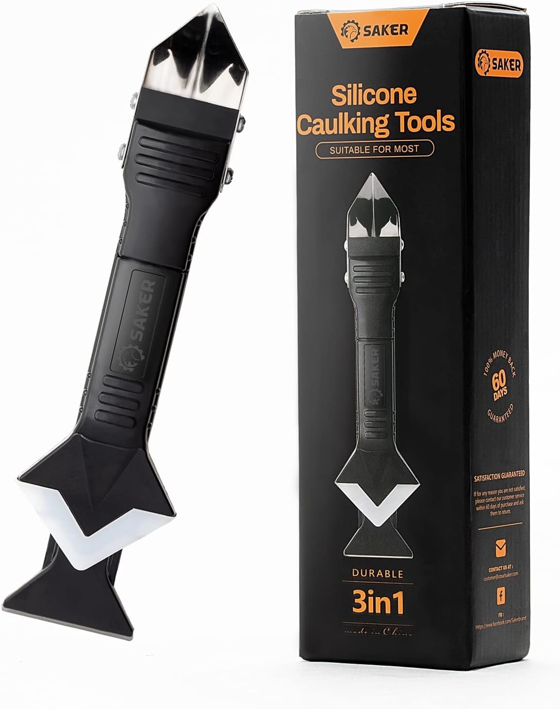 Silicone Caulking Tools-3 in 1 Sealant Finishing Tool Grout Remove ...