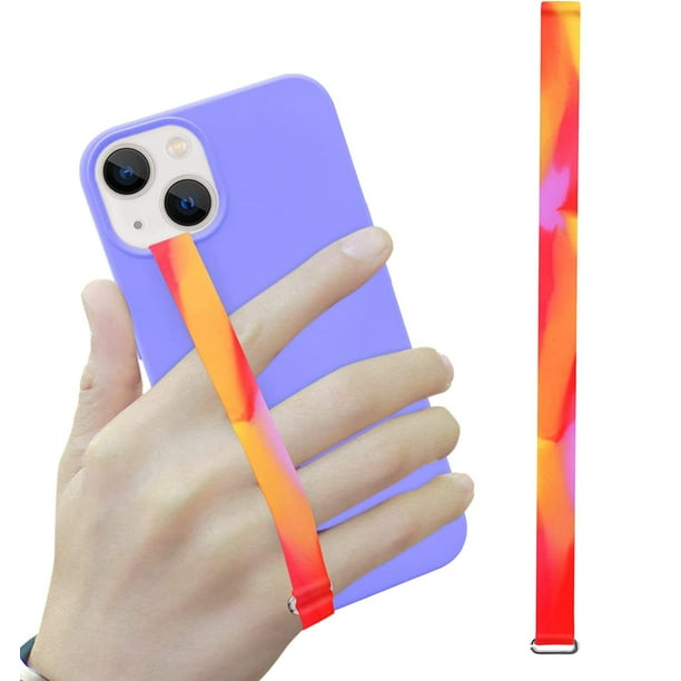 Silicone Cell Phone Strap Phone Grip Ultra Slim Phone Loop Finger Holder for Back of Phone Case Phone Finger Grip Strap Holder Phone Holder Compatible