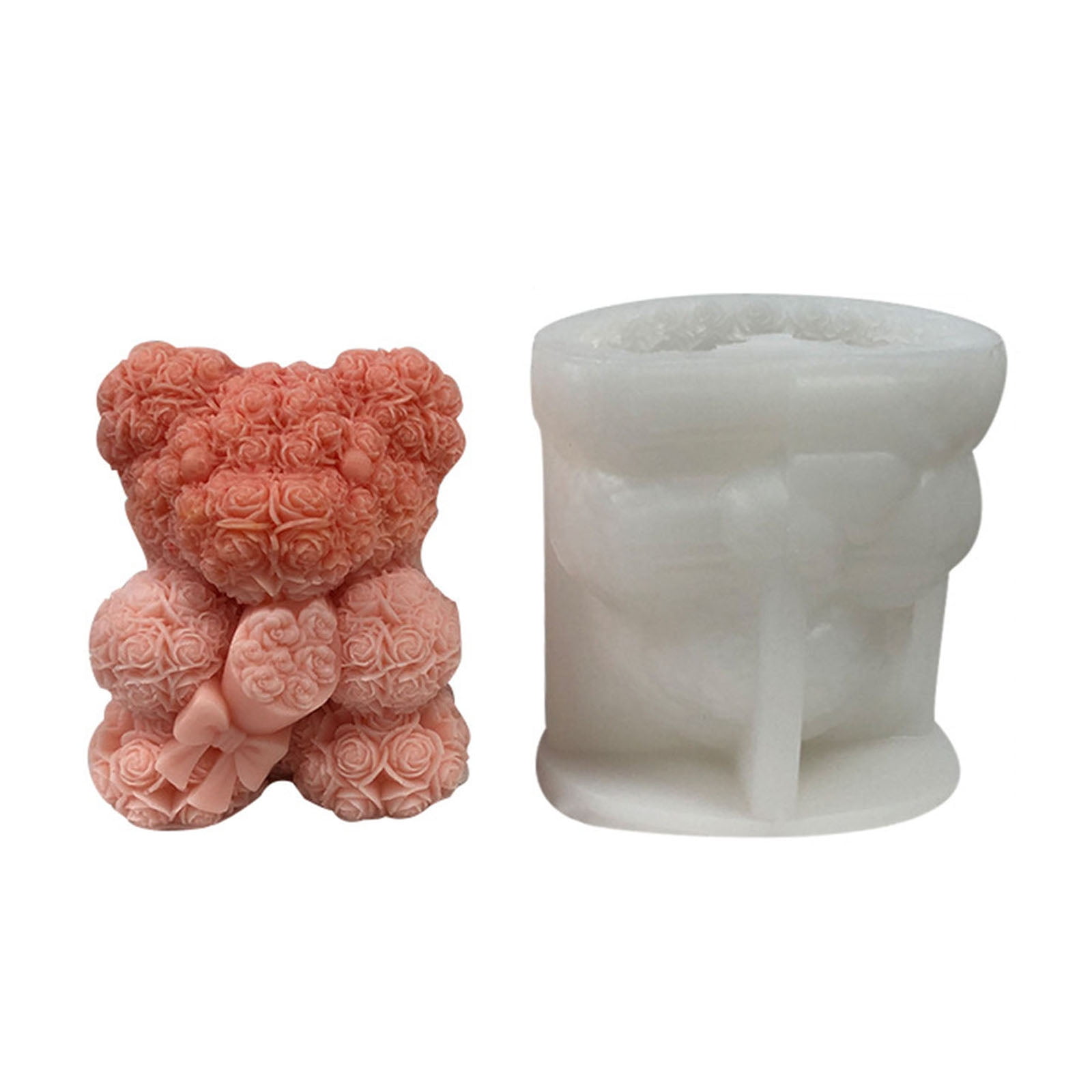 Silicone Chocolate Mold Bear Shaped Chocolate Candy Molds Baking Gadget ...