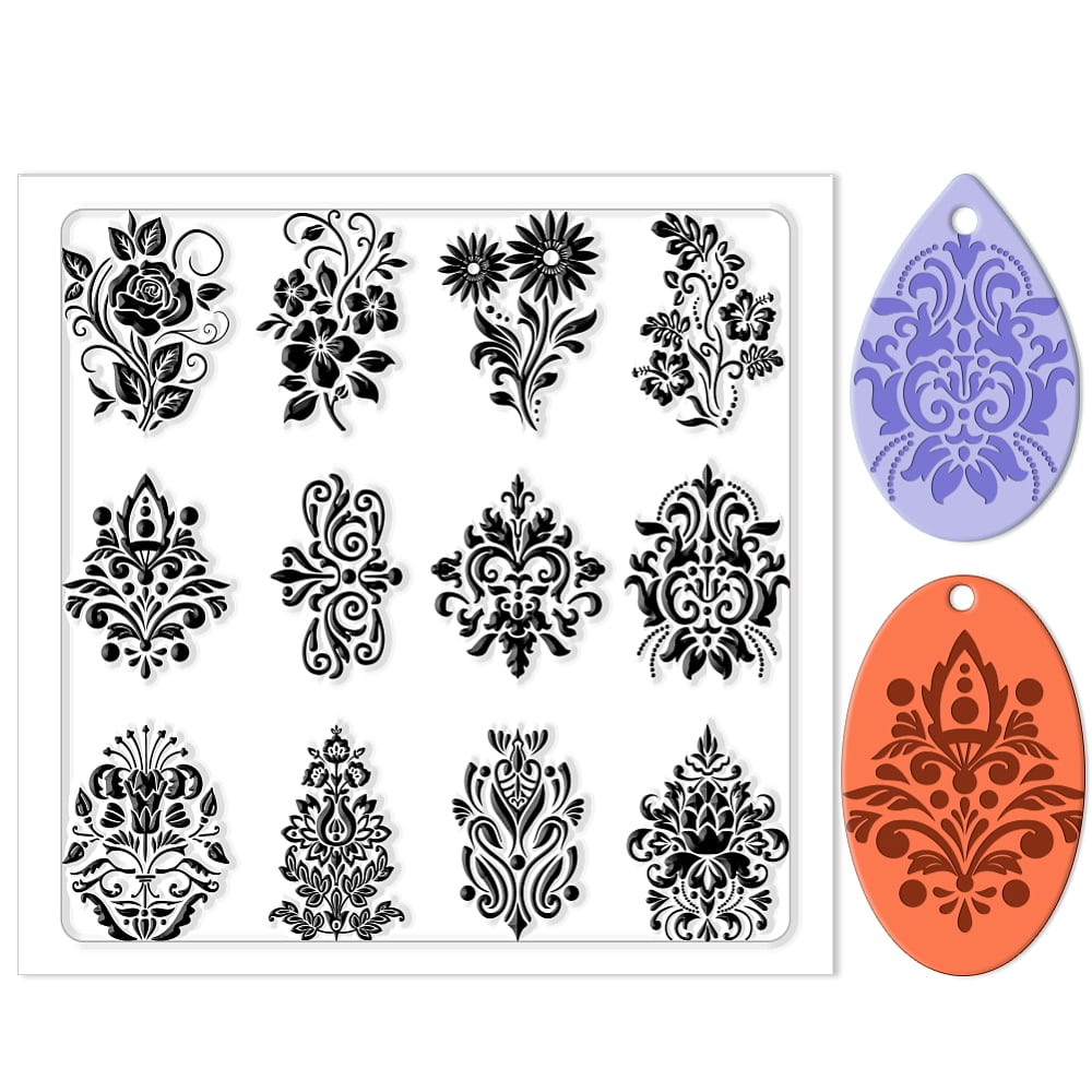 Silicone Clay Texture Mat Clay Modeling Pattern Pad Flower - Walmart.com