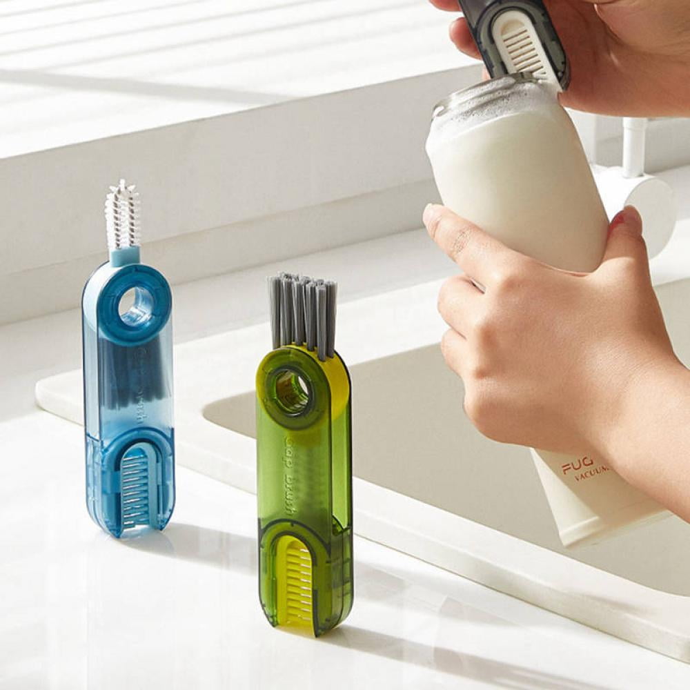 Silicone Cleaning Brush for Water Cup Milk Bottle Tumbler Handheld ...
