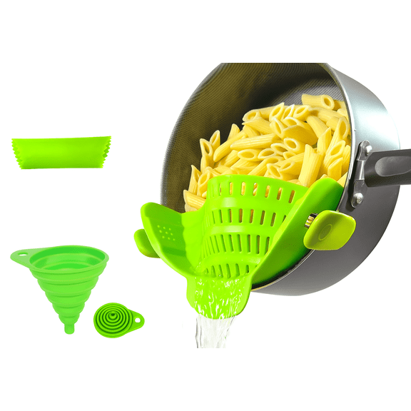 EcoVerve Collapsible Colander And Strainer PP Silicone Kitchen Foldable ...