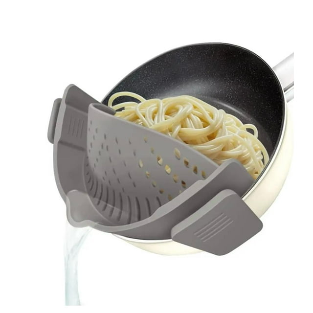 Walmart Silicone Clip-On Strainer, Adjustable Spout for Pasta ...