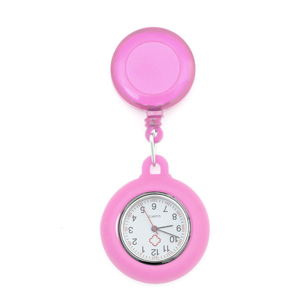 Silicone Clip-on Quartz Clock Fob Watch Doctor Medical Hanging ...