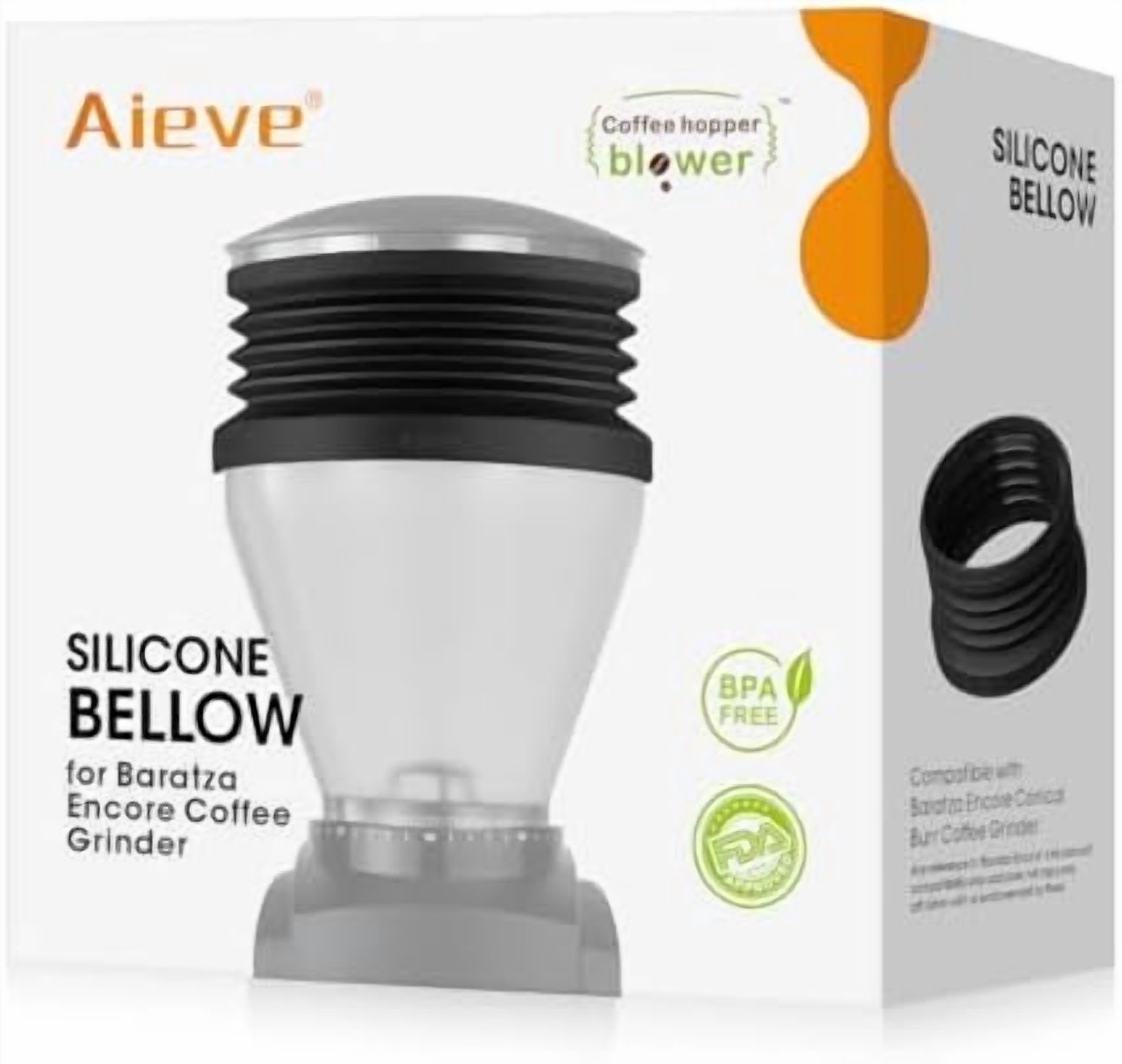 Silicone Coffee Hopper Bellow Compatible with Baratza Encore Grinder ...