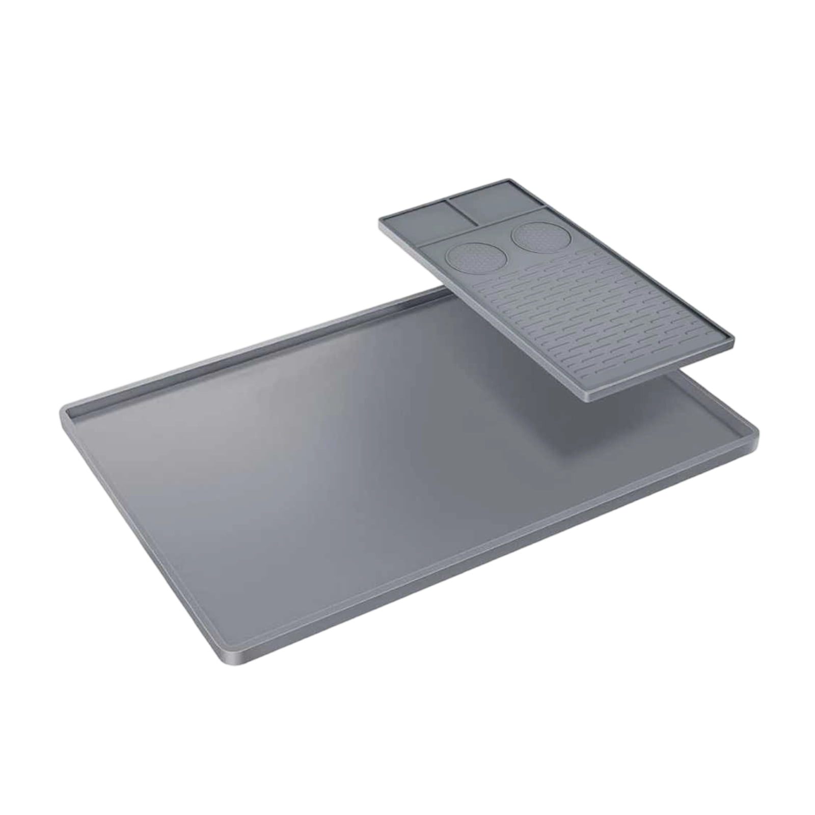 Silicone Coffee Machine Mat with Removable Drip Tray - Heat Resistant ...