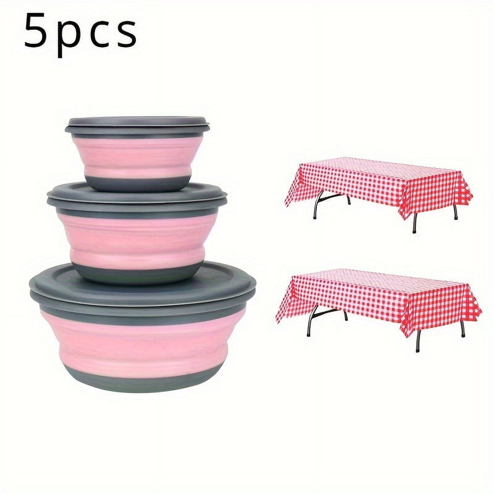 BUFAZO Silicone Bowl Set - Outdoor Dining Delight - Walmart.com